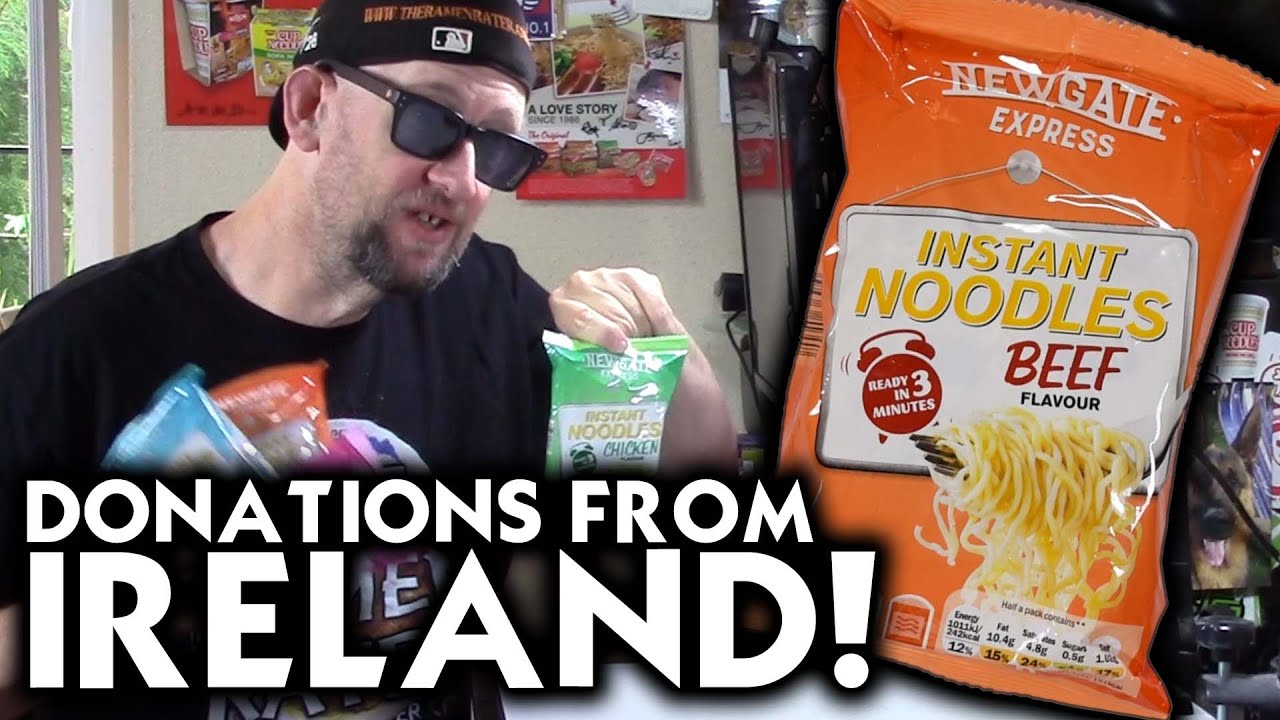 Newgate Express Instant Noodles Sent By A Viewer In Ireland! - YouTube