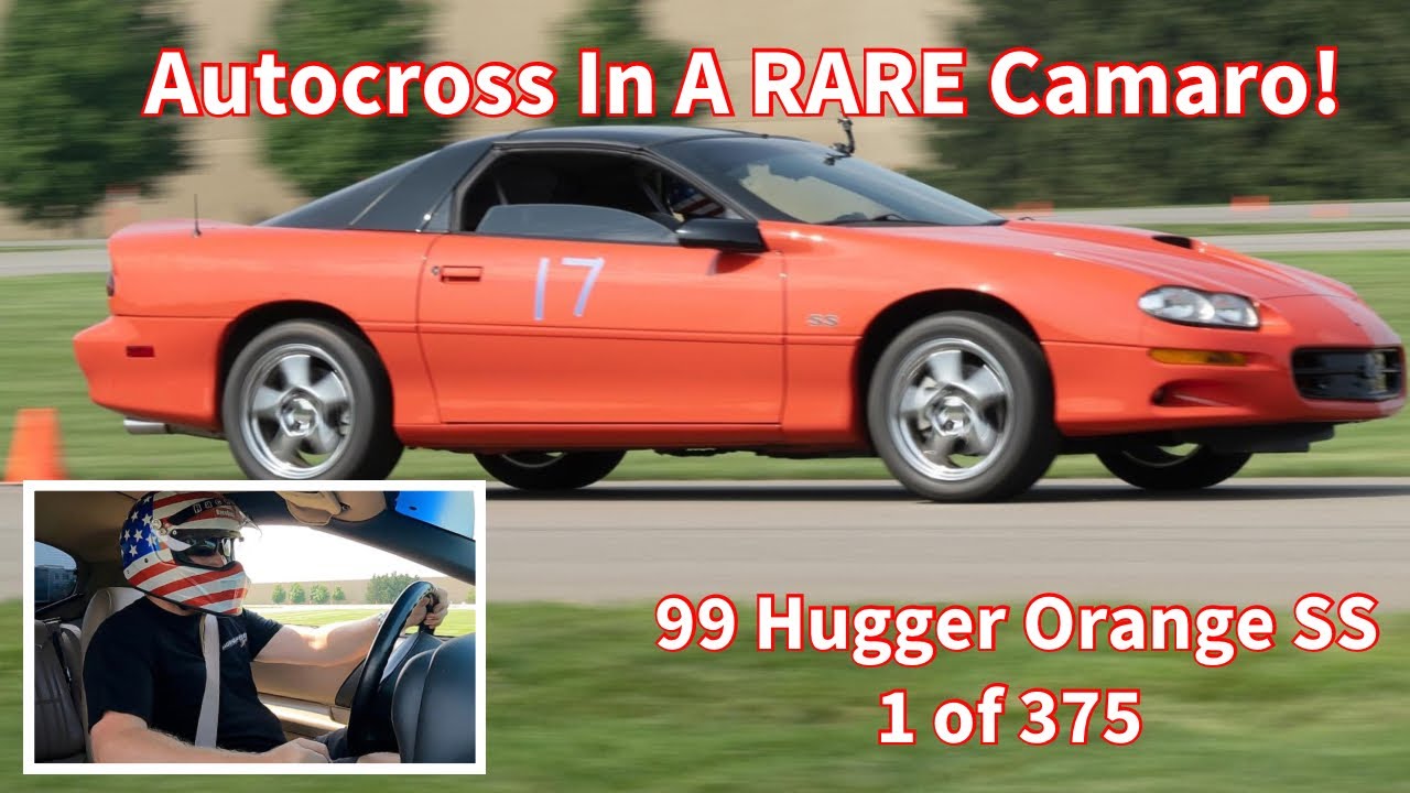 Taking My RARE Low Mile 1999 Hugger Orange SS Camaro to an AUTOCROSS ...