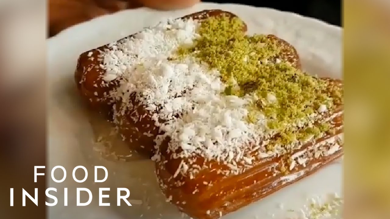 Turkish Dessert Is Deep-Fried And Soaked In Syrup - YouTube
