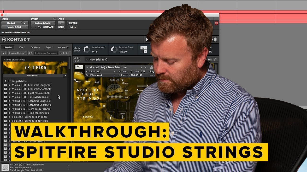Walkthrough: Spitfire Studio Strings - YouTube