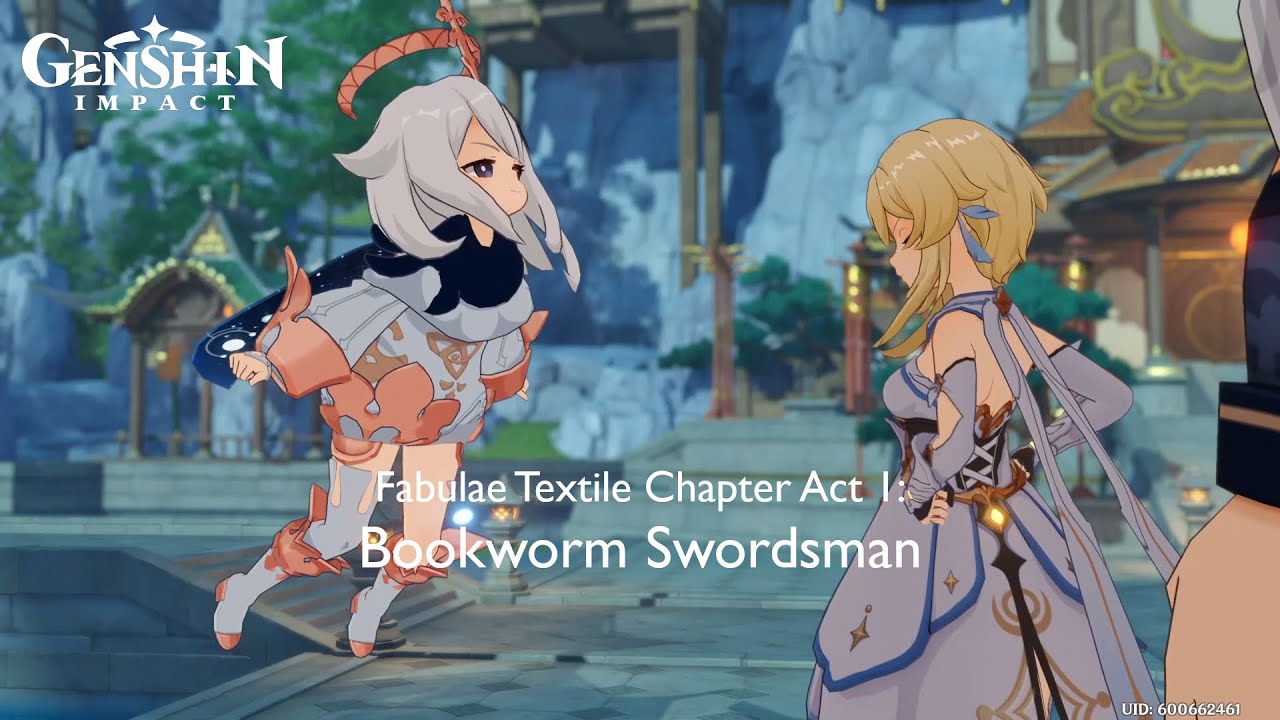 Genshin Impact l Fabulae Textile Chapter Act: I l Bookworm Swordsman ...