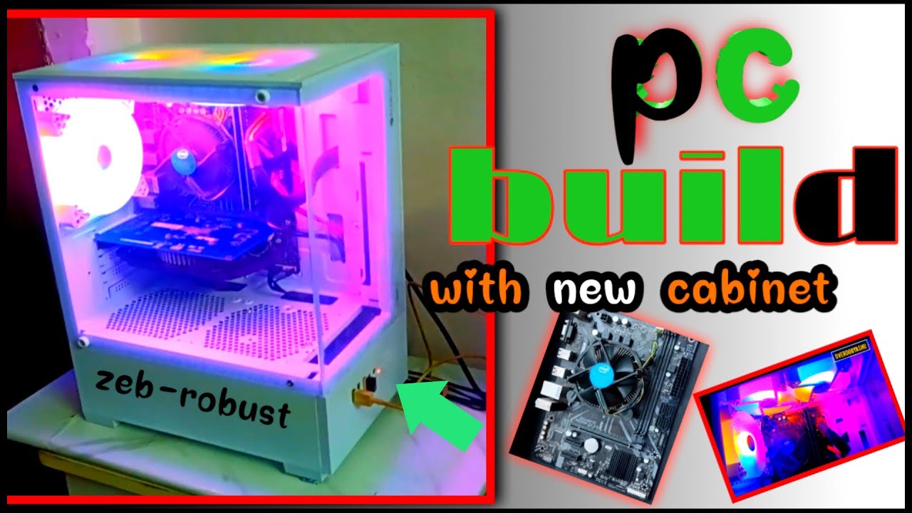 new small cabinet me gaming pc build kiya😯/zeb-robust/cabinet # ...