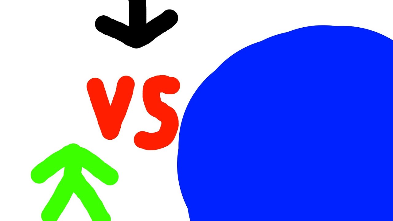 The headless stickman vs the blue blob - YouTube