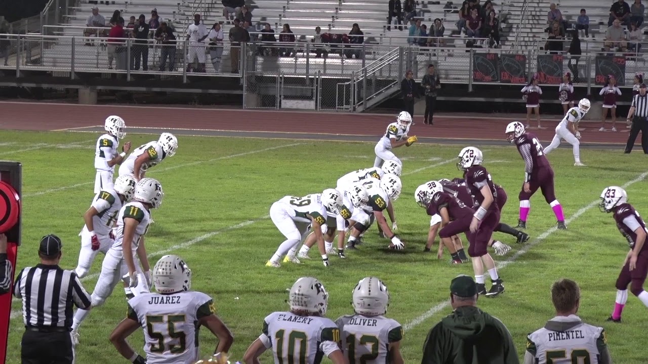 2018 Himar Football Bryan Millan TD vs Riverbank - YouTube