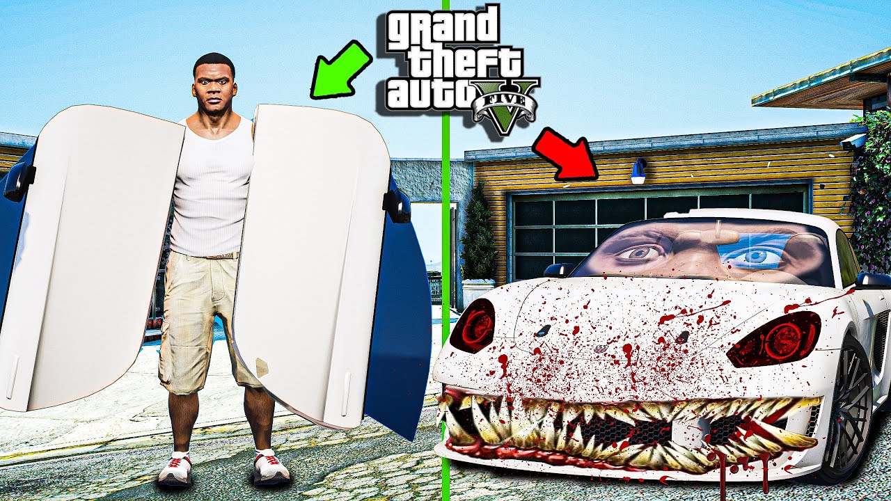 GTA 5 - Franklin Become A Cursed Killer Car - YouTube