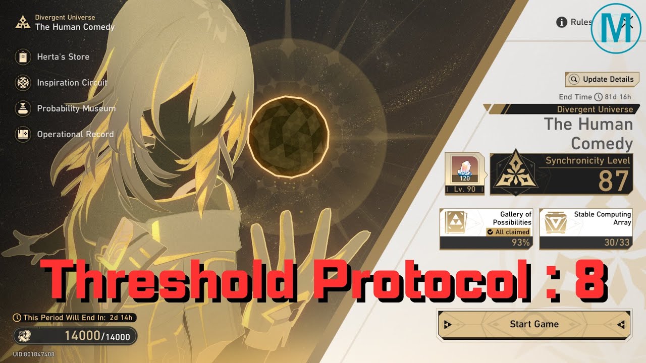 Divergent Universe: The Human Comedy | Difficulty V [Threshold Protocol: 8] - YouTube