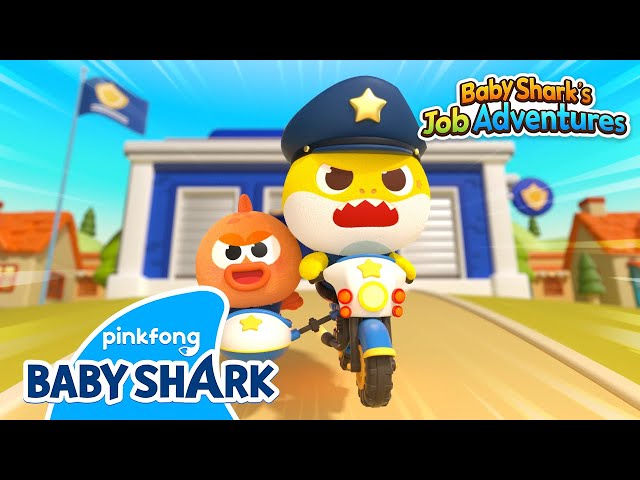 [NEW🌈] Police Officer Baby Shark Catches the Color Thief! | Job ...