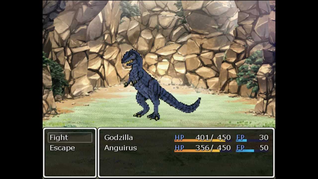 Godzilla Monster World RPG Tech Demo: Part 3 - YouTube