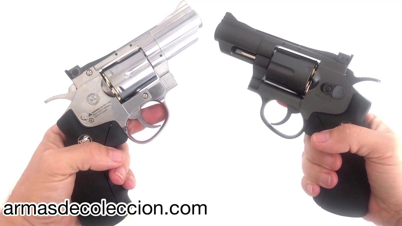 WG Sport 708 Revólver tipo Colt Phyton 2.5" - Full Metal - 4.5 mm - CO2 ...