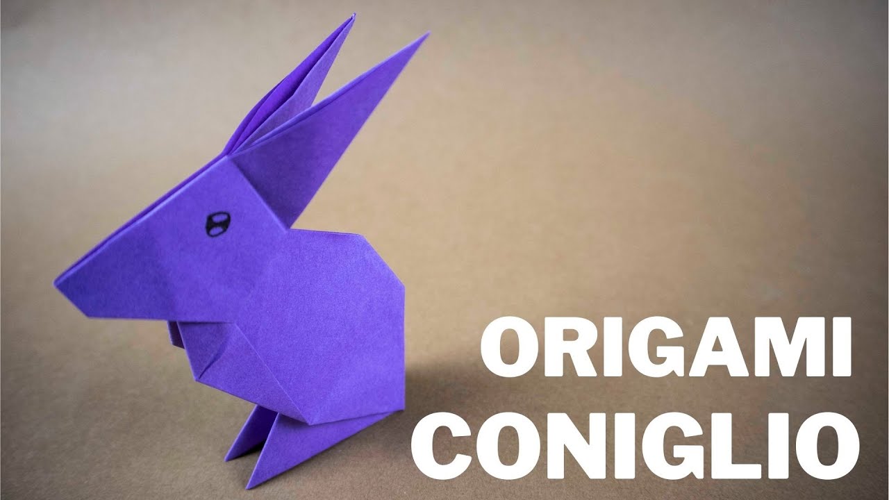 Come fare Coniglio di Carta | Origami Coniglio ★ Origami Facili ...