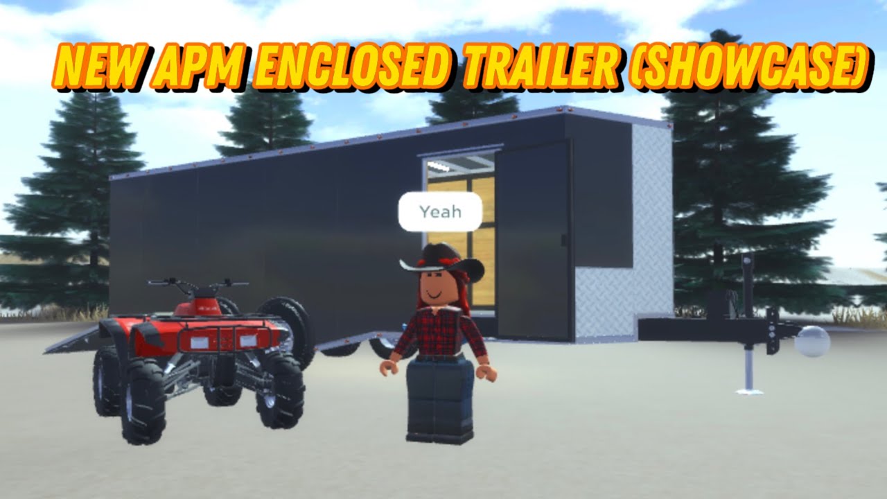 APM’S (enclosed trailer showcase) “ an animated doors in lights, and ...