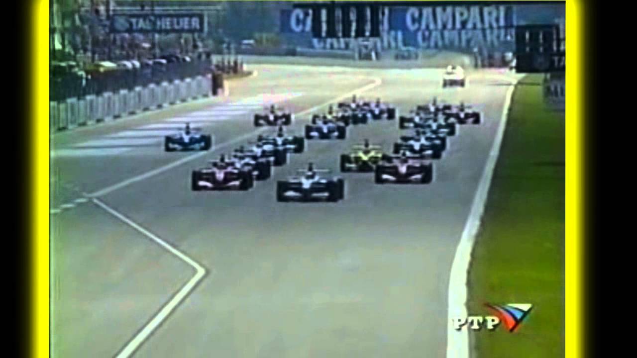 F1 2001 - Italy - Monza - Start Crash - YouTube