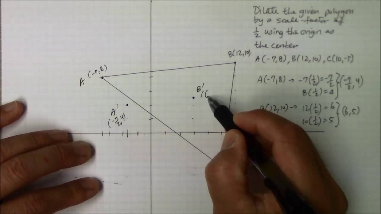 202M8 Part 1 Scale Factor of Less Than 1 - YouTube