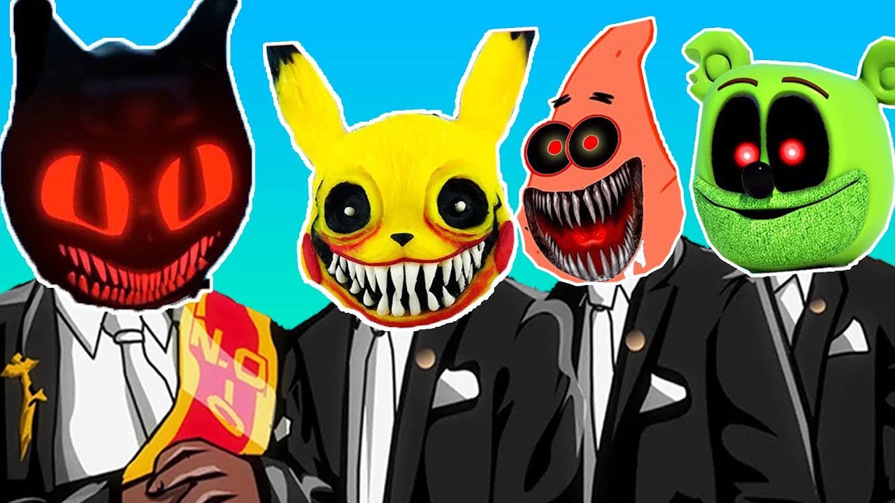 STRONG BENDY & Pikachu.EXE & Patrick.EXE & Gummy BEAR.EXE - Coffin ...