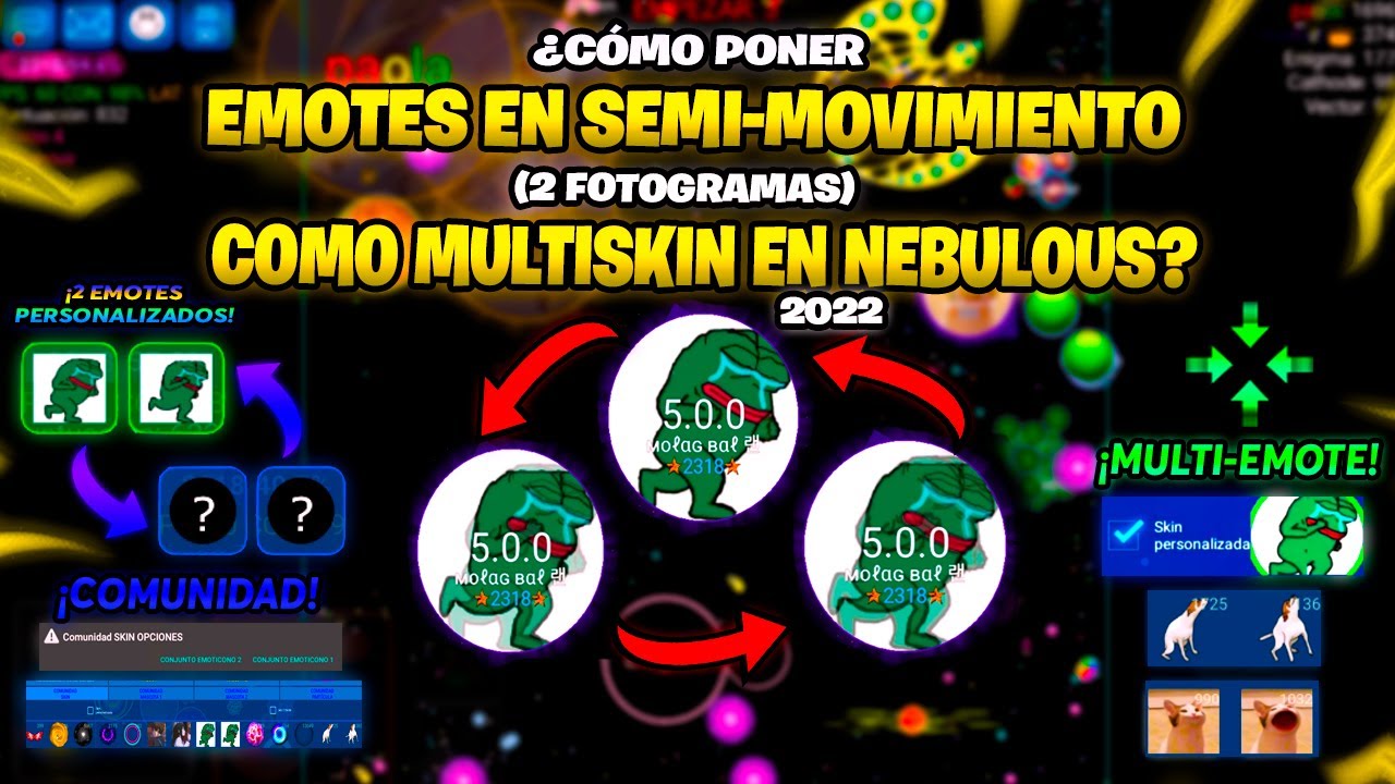 🔰¿CÓMO poner EMOTES 🔥 en SEMI-MOVIMIENTO (2 FOTOGRAMAS) como MULTI SKIN ...