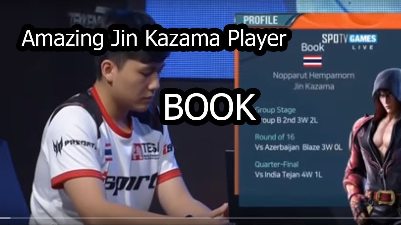 Tekken 7 Amazing skills of BOOK (Jin Kazama) - YouTube