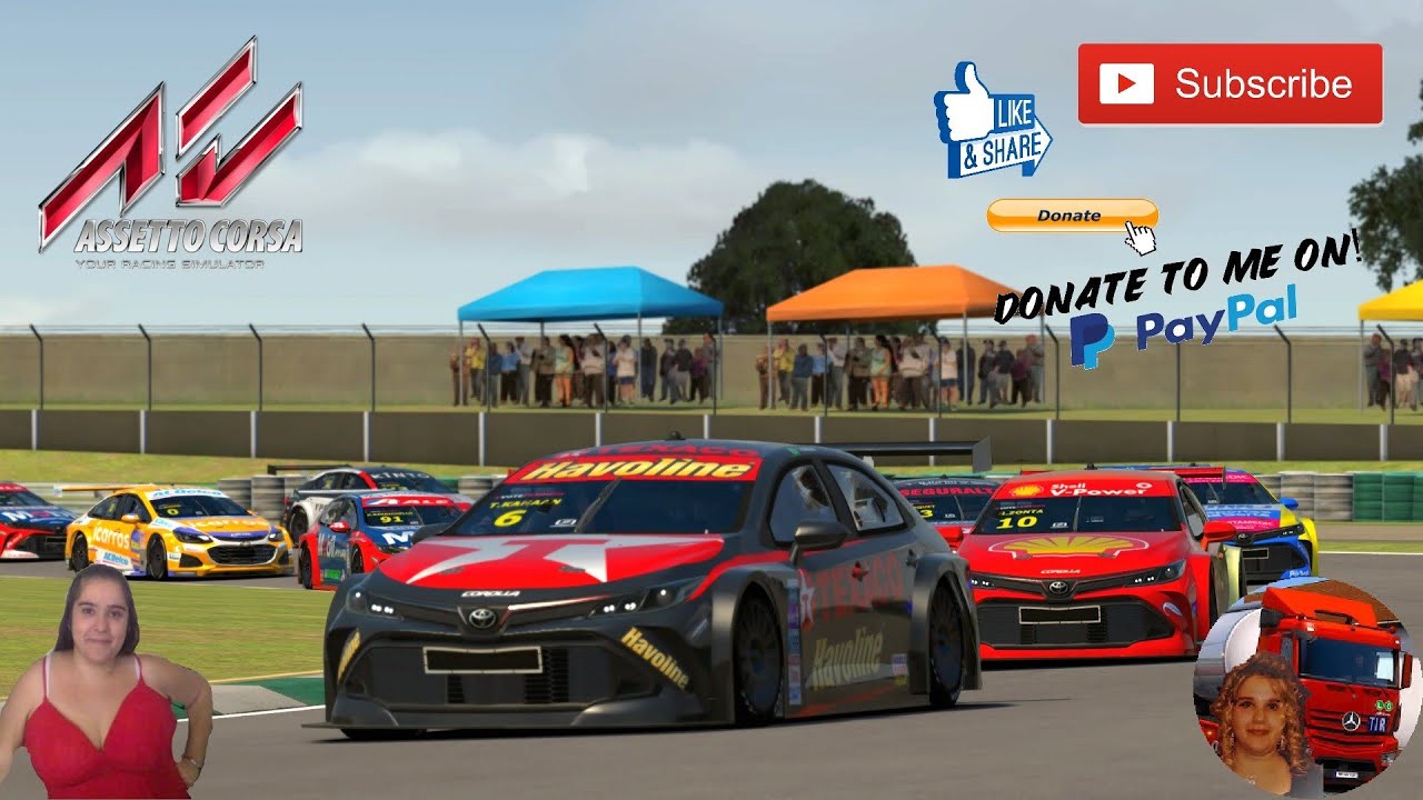 Assetto Corsa Stock Car Brasil 2023 by FSR Full Grid Skin PackTest Race ...