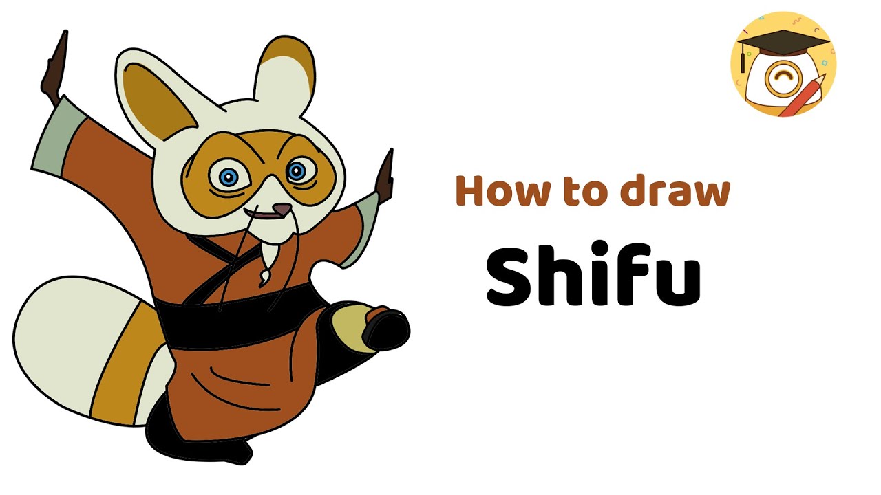 How to draw Shifu | WEDRAW Eggy Educational Drawing Robot Toy - YouTube