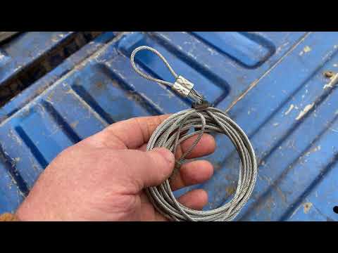 Drowner cables and locks - YouTube