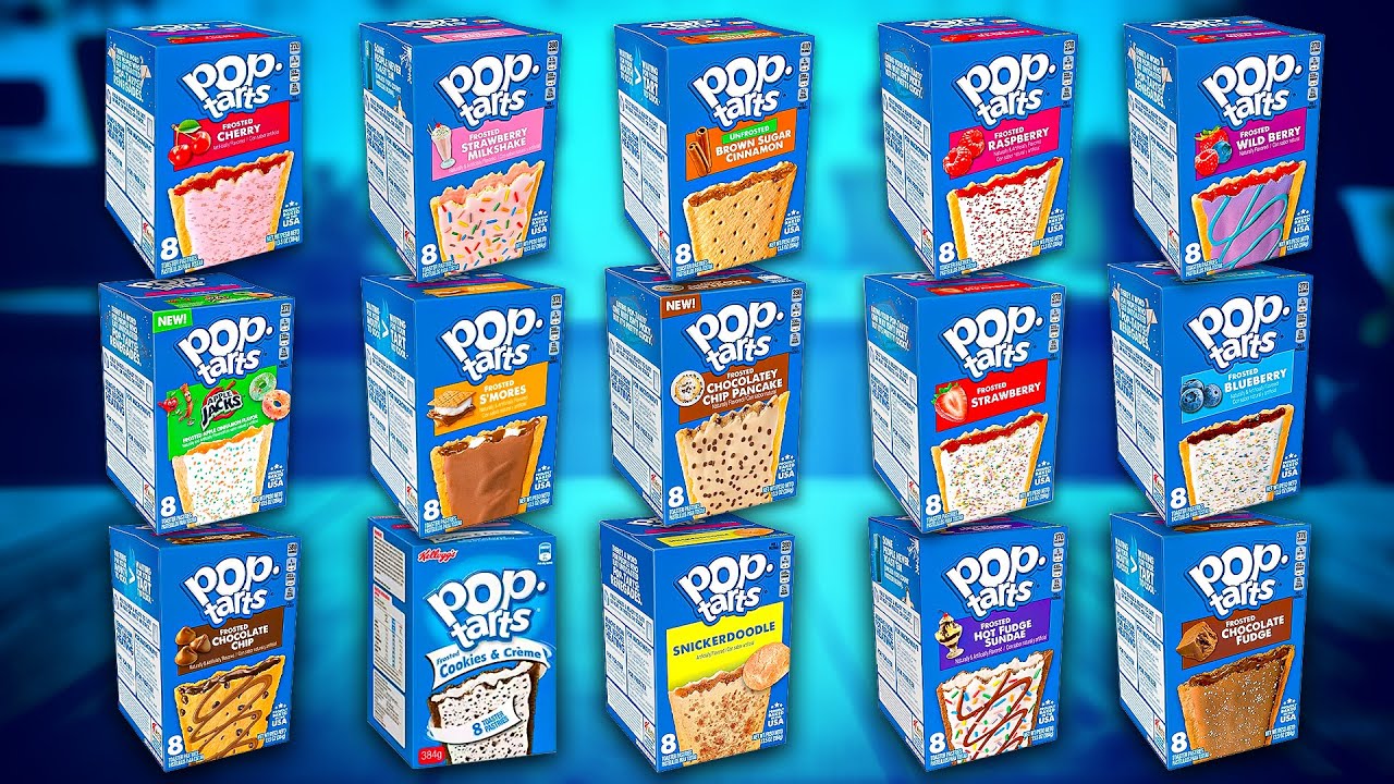 We Tried All Pop Tart Flavors And Ranked Them Youtube