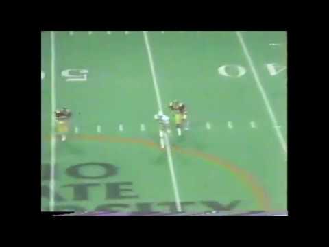 Mike Barber 1987 I-AA National Championship - YouTube