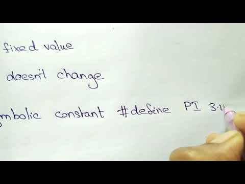 Understanding Constants in C Programming | Tamil Tutorial - YouTube