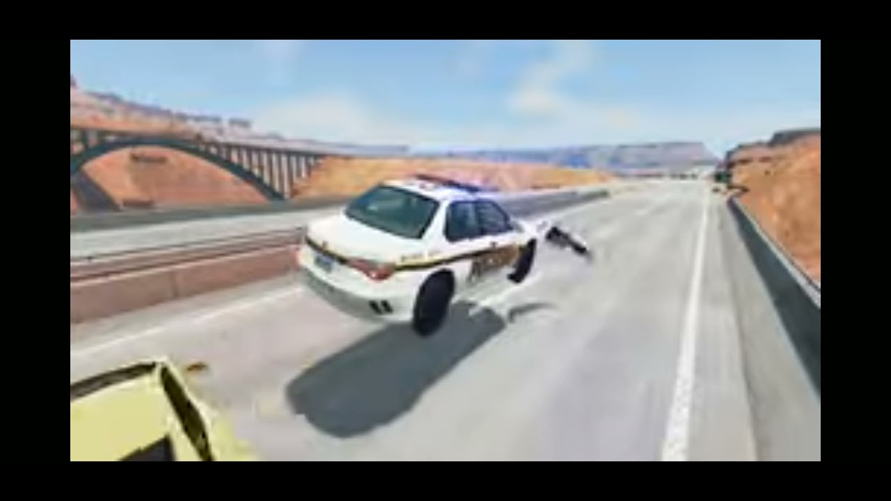 Beam Ng drive police car - YouTube