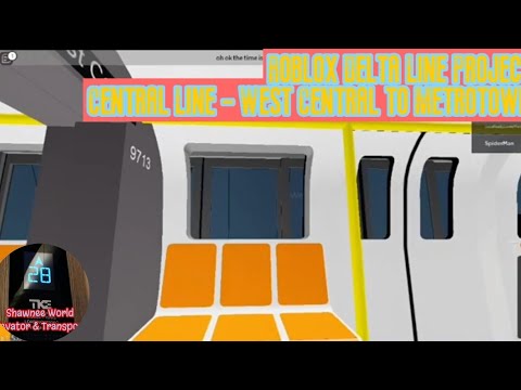 Roblox Delta Line Project - Central Line - Ride from West Central to ...