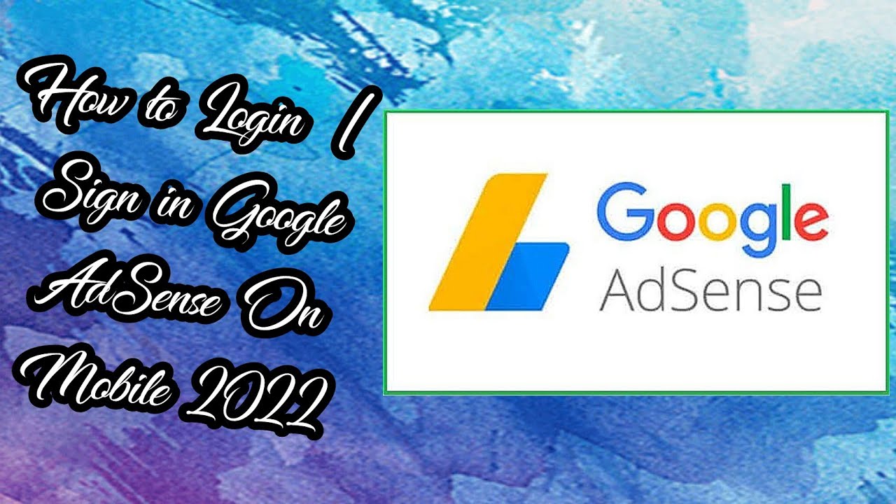 How to login google Adsense youtube in android || my google adsense ...