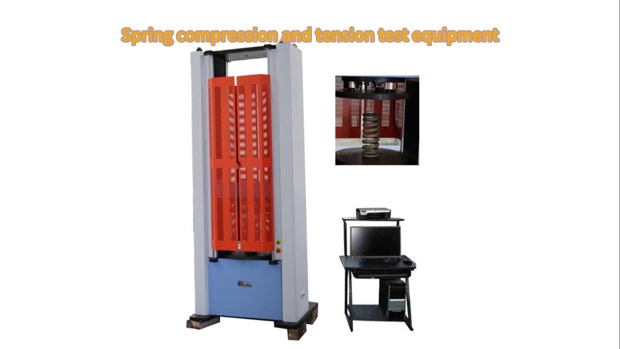 spring loading force testing machine - YouTube