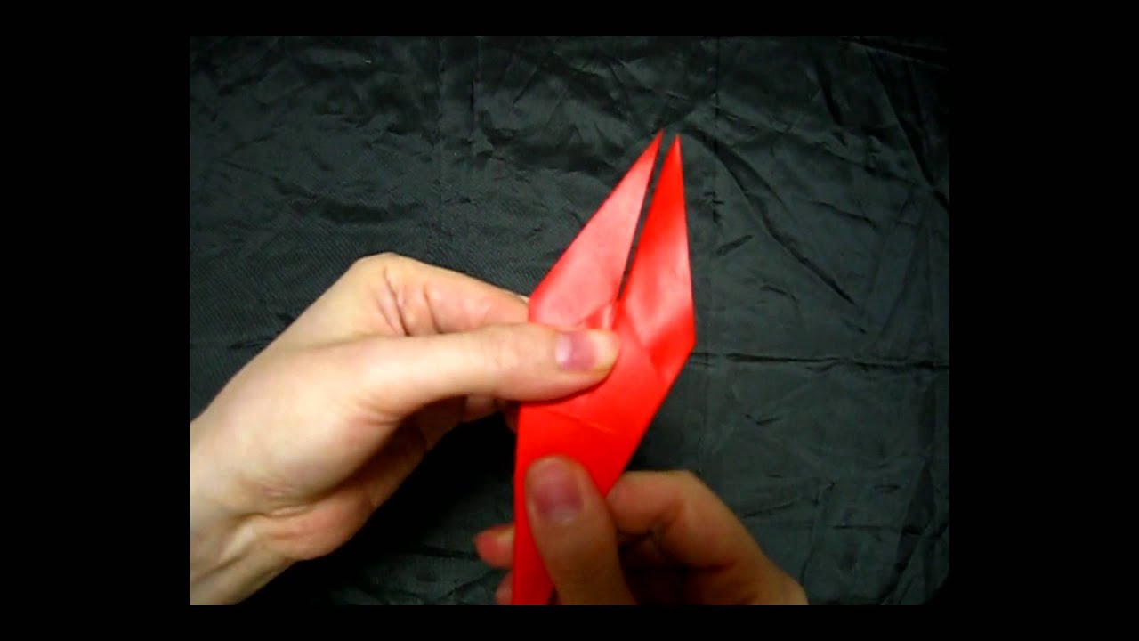 [ORIGAMI] How to make ORIZURU (Crane) - YouTube