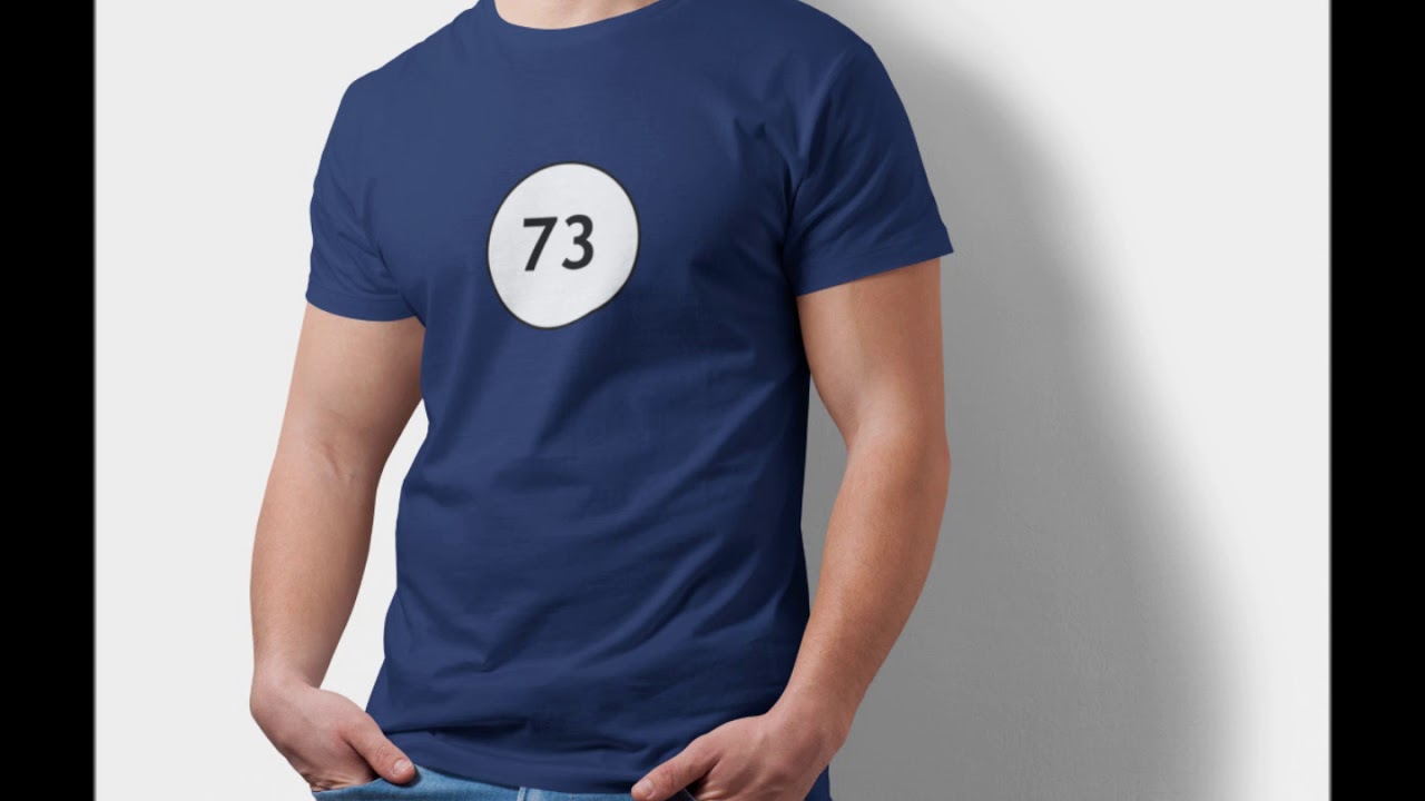 73 is the Best Number. Sheldon Cooper Number 73 T-Shirt. - YouTube