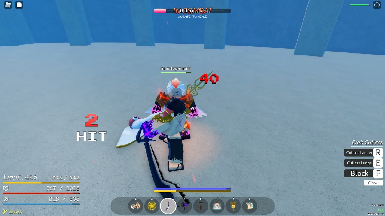 Pika + cutlass = OP [GPO] - YouTube