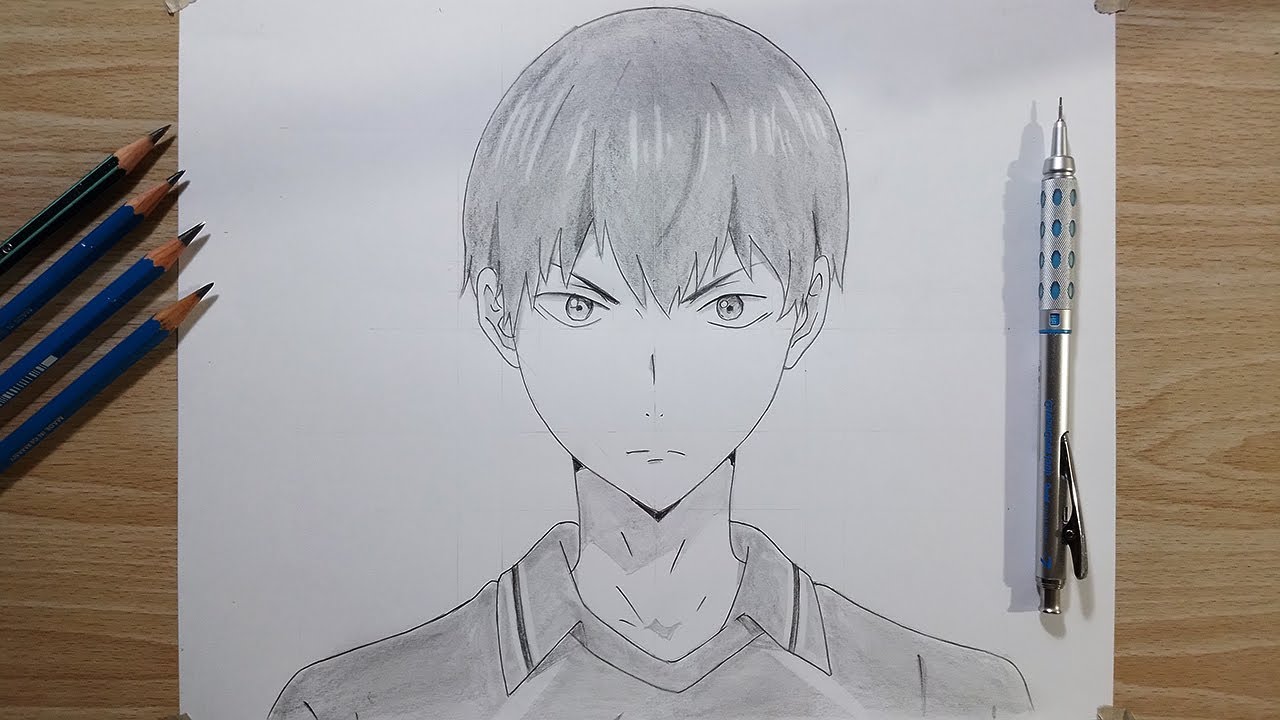 How to draw Tobio Kageyama Step by Step | Haikyū!! [Request] - YouTube