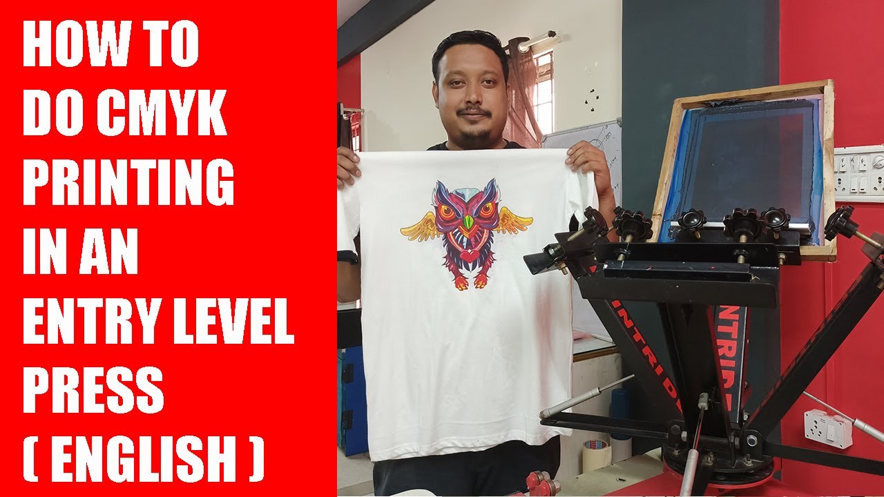 CMYK Printing in 4 Color 1 Station Rider Series Screen Printing Machine ...