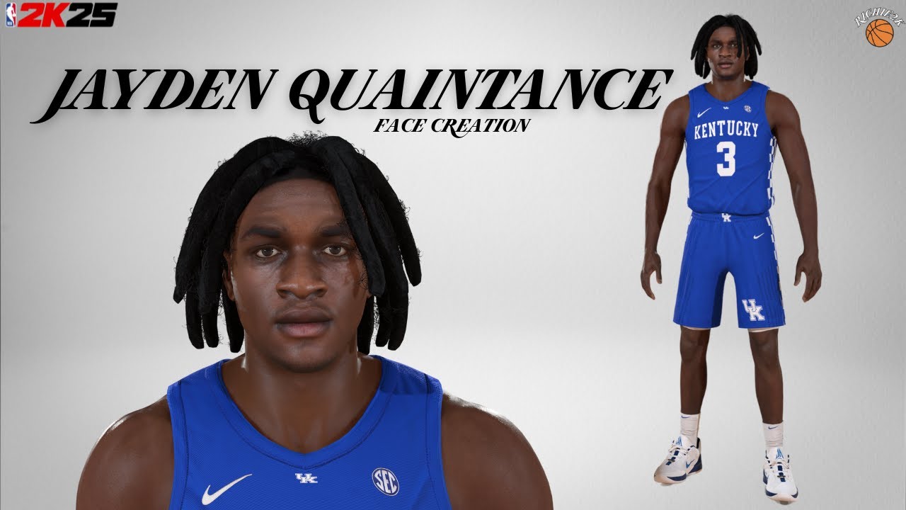 Jayden Quaintance Face Creation NBA 2K25 - YouTube