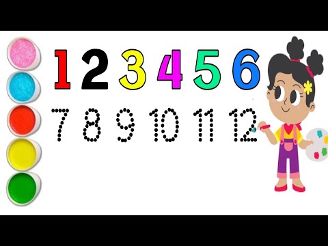 Easy to Count Number 12345,Learn To Best Counting one two three four ...
