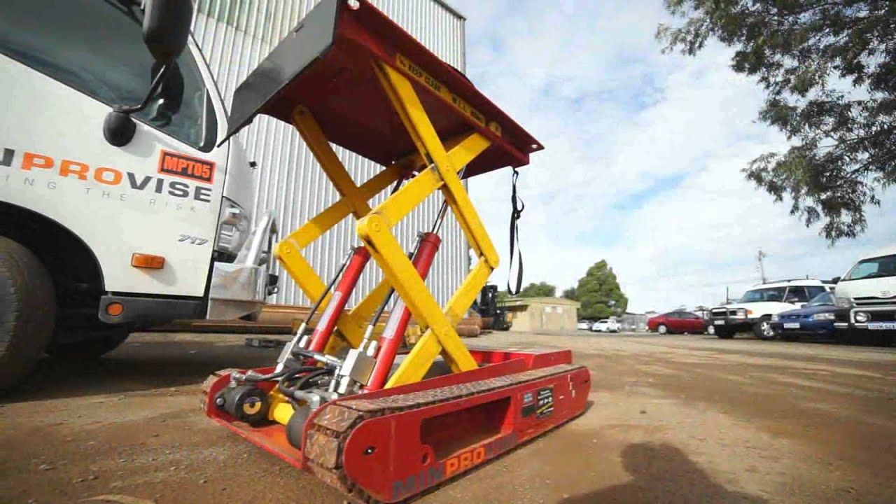 Introducing Minprovise's Tracked Elevating Device - YouTube