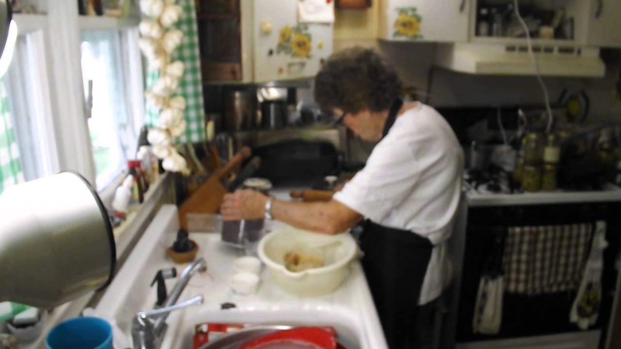 Mary Lou's Kitchen Sun Dried Fried Apple Pies Pt-1 - YouTube