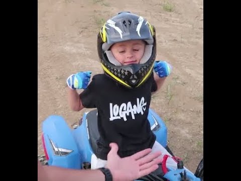 Roman Atwood's son kane Atwood wearing Logan Paul MAVERICK MERCH - YouTube