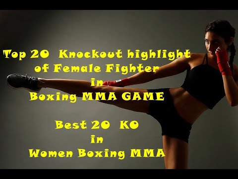Top 20 Knockout highlight of Female Fighter in Boxing MMA GAME /Best 20 ...