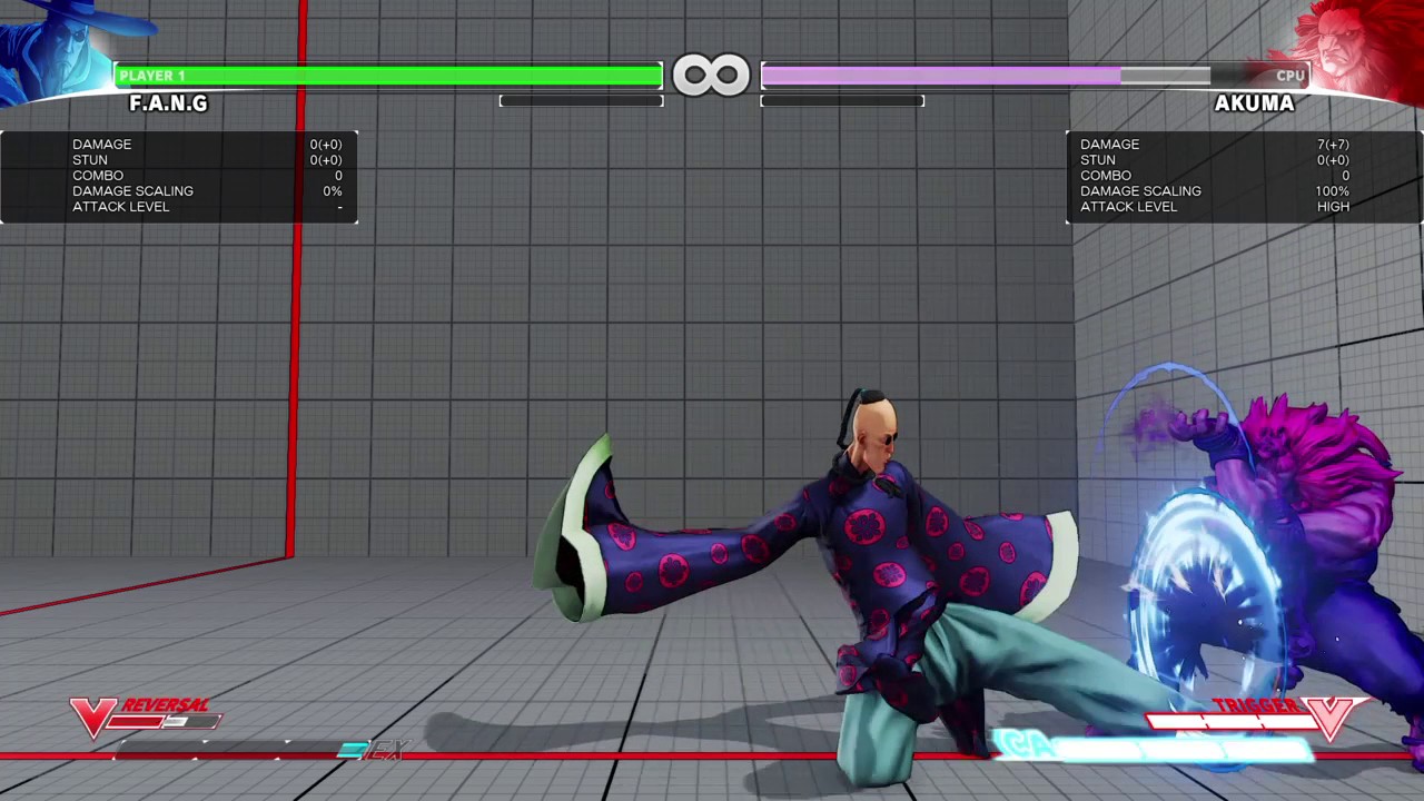 SFV S2: FANG V-Trigger blockstring concept (Part 2) - YouTube