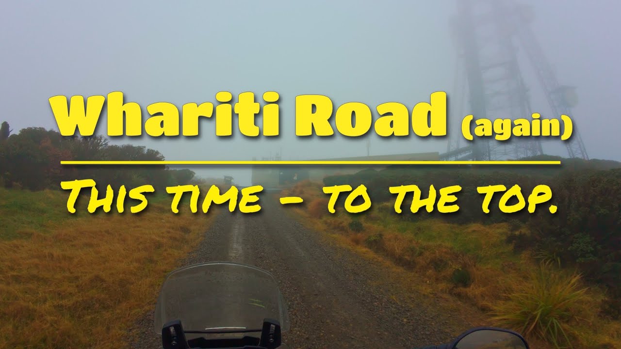 Whariti Road - Ride up to the TV tower - YouTube