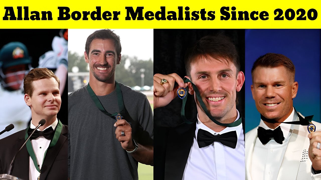 Allan Border Medalist Winners | Australian Players Won Allan Border ...