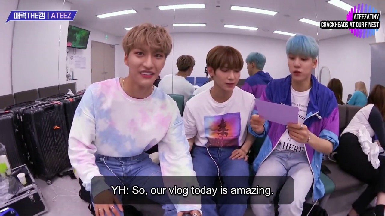 [ATEEZ] VLOG #2 : Backstage Vlog~! -ATEEZ CRACK- (Fake subs) - YouTube