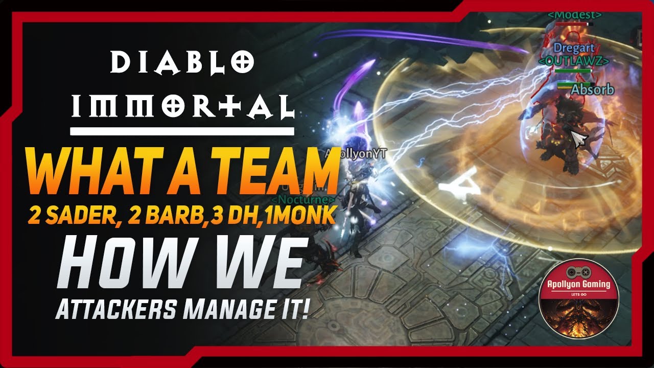 2 Saders, 2 Barbs, 1 Monk, 3 DH - 6900 Res Defenders - And We On ...