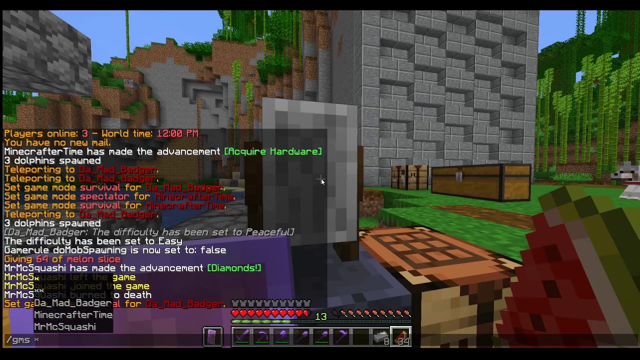 My SMP! Join at minehut8g.minehut.gg! |Cool Datapacks!| - YouTube