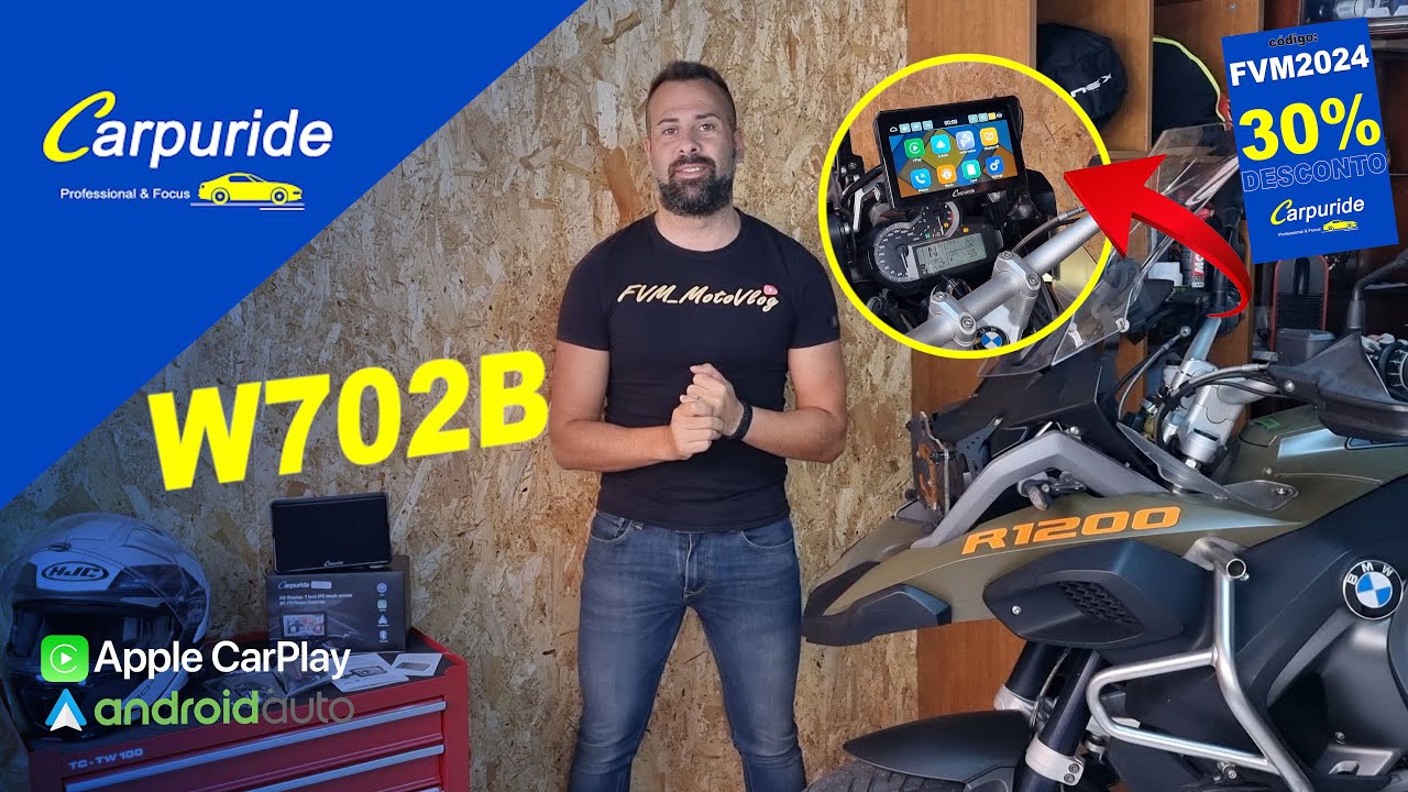 Carpuride W702B: Funções | Montagem BMW R1200 GSA - YouTube