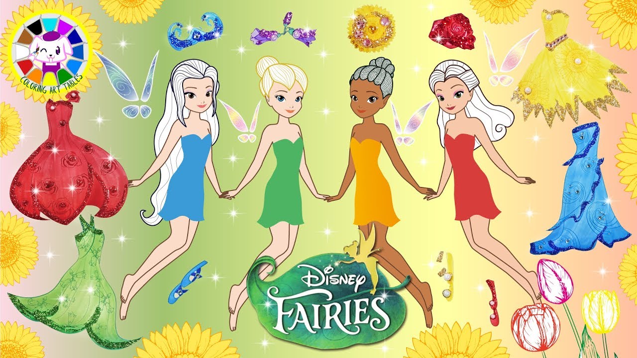 Disney Fairies Tinker Bell make up and dress up like Flower Festival ...
