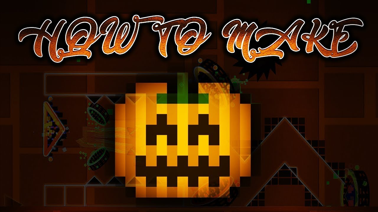 HALLOWEEN PUMPKIN TUTORIAL! // Halloween special // Geometry Dash 2.1 ...